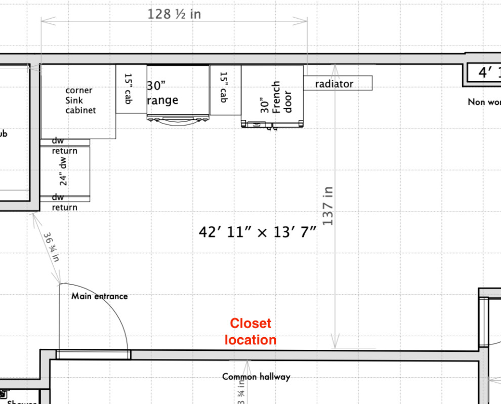 Small kitchen design advice sought