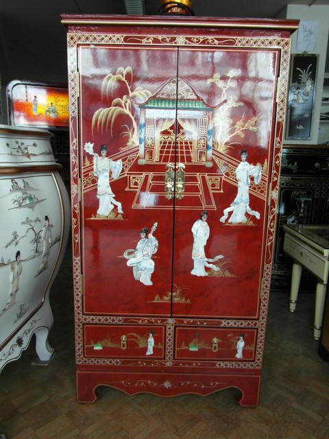 Meubles chinois d'entrée 2 portes 2 tiroirs - Orientale - Montpellier ...