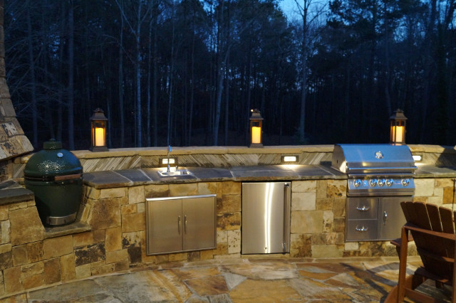 Outdoor Kitchens and Grill Enclosures - Atlanta - by ARNOLD Masonry ...