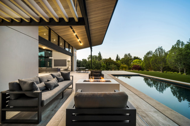 Los Altos Hills Prefab Modular Contemporary - Contemporary - San ...