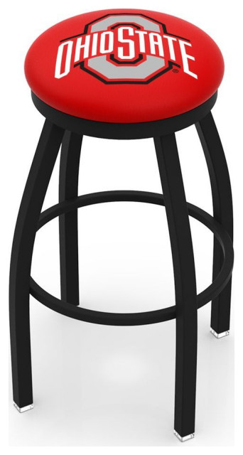 Holland L8B2B Ohio State 25" Swivel Counter Stool - Black ...