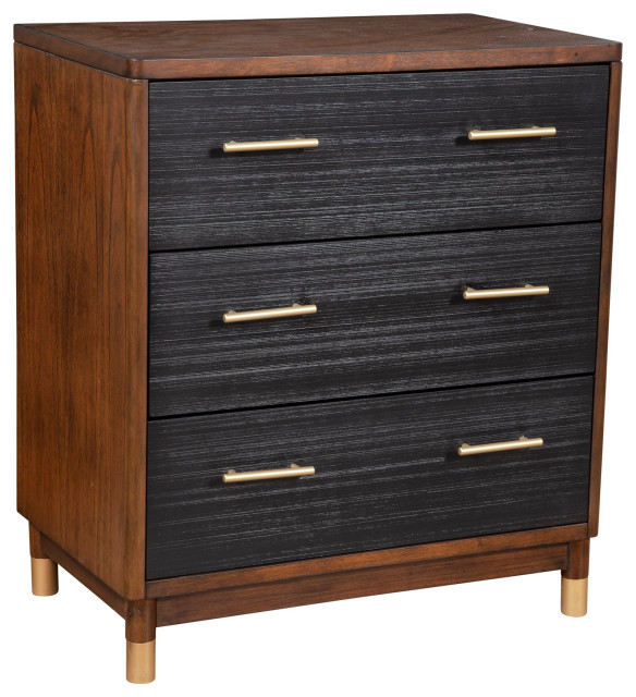 Belham 3 Drawer Small Chest - Midcentury - Accent Chests And Cabinets ...