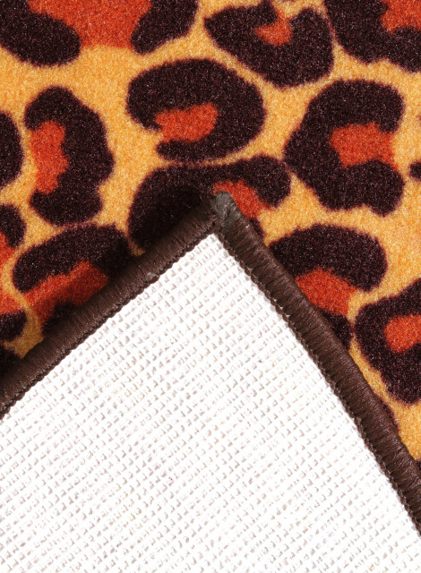Cheetah Real for Dining Room, Area Rug, 5' Round - Contemporary - Area ...