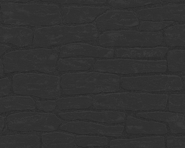 Faux Textured Wallpaper Featuring Stone Wall, 139511, One Roll ...