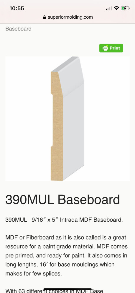 Notched Baseboard help