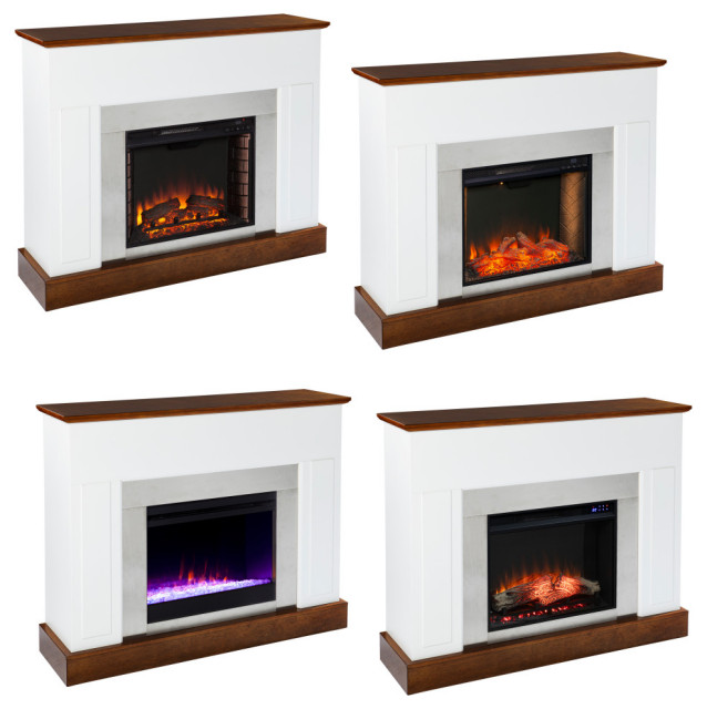 Trandling Color Changing Electric Fireplace - Transitional - Indoor ...