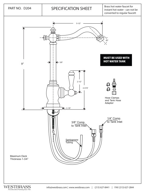 CO150 Instant Hot Water Dispenser, Digital Tank - Modern - Hot Water ...
