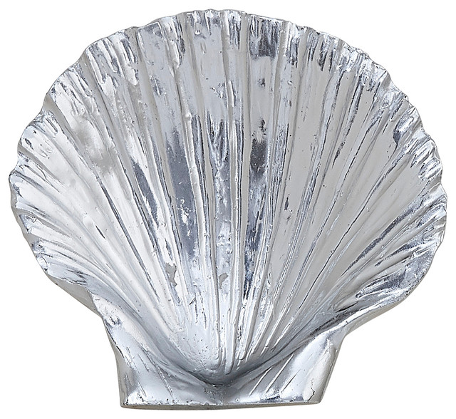 Metallic Scallop Shells, Set of 3 - Beach Style - Decorative Objects ...