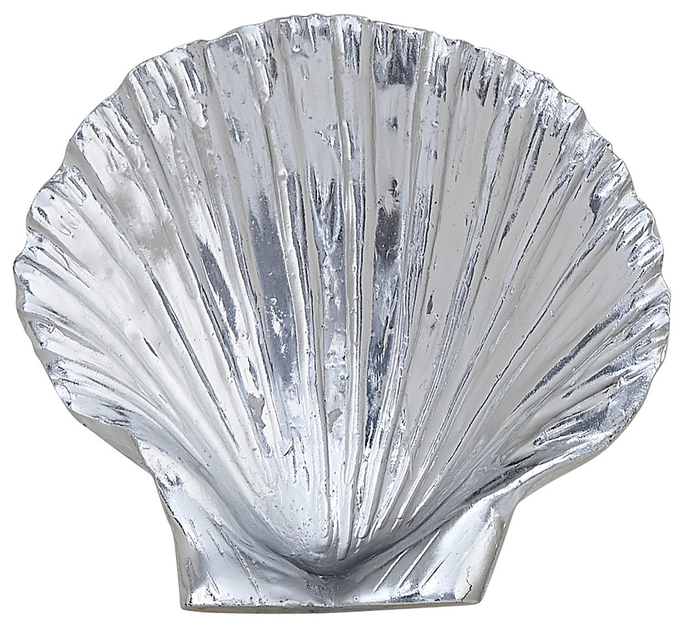 Metallic Scallop Shells, Set of 3 - Beach Style - Decorative Objects ...