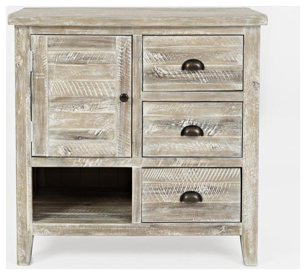 Artisan's Craft Accent Chest - Washed Grey - Transitional - Accent ...