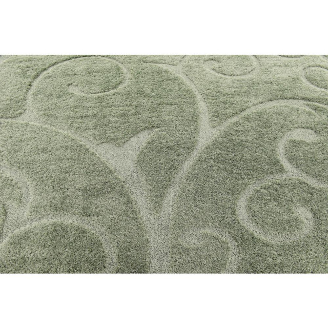 Unique Loom Carved Floral Shag Rug, 9'x12' - Contemporary - Area Rugs ...