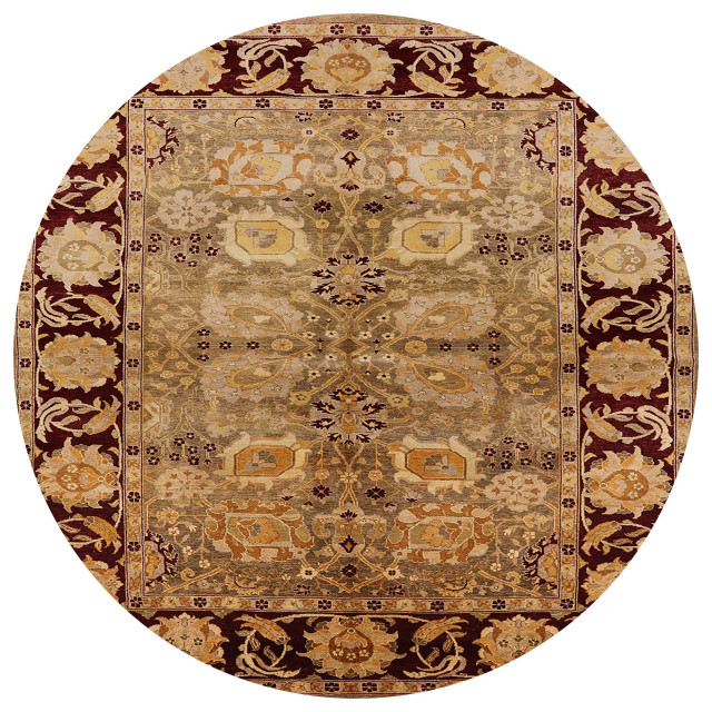 Ahgly Company Indoor Rectangle Mid-Century Modern Area Rugs, 5' x 7', 7 ...