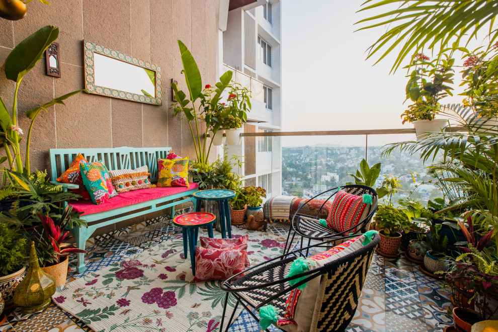 Sundowner Terrace - Indian - Deck - Pune - by Puru- Home Ensemble | Houzz