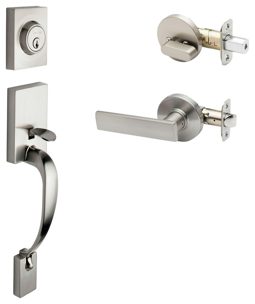 Active Handle Set, Remi Lever Interior Trim - Transitional - Door Entry ...