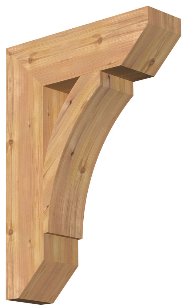Balboa Traditional Bracket, 18"Dx30"H, 3 1/2"W Douglas Fir/Smooth, 20 ...