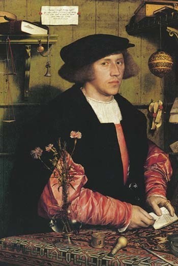 George Gisze - A Merchant, 20" x 30" - Contemporary - Prints And ...