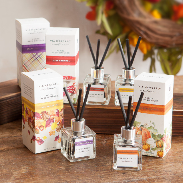 Autunno-Petite Reed Diffuser - Harvest Spice - Home Fragrances - by Design Imports | Houzz