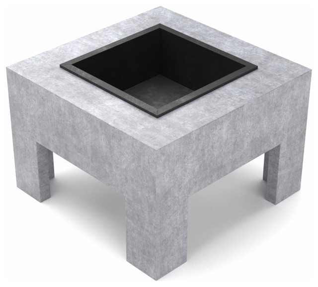 Astella Monolith Fire Nook - Industrial - Fire Pits - by Astella | Houzz