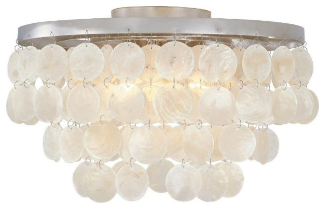 Austin Allen & Co AA1013PN Shelby - 3 Light Flush Mount - Beach Style ...