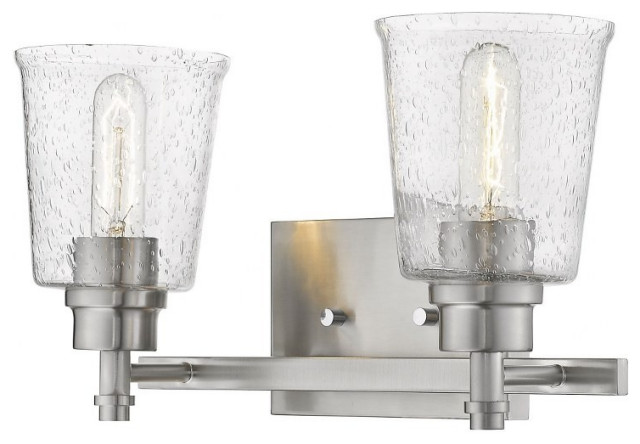 2 Light Vanity Light In Contemporary Style-8.5 Inches Tall and 16 ...