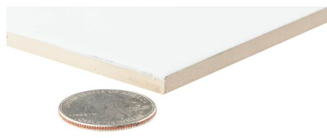 Berta Blanco Ceramic Wall Tile Sample - Traditional - Tile - by Merola ...