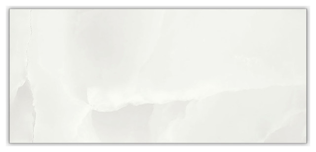 Hermoso Nube Blanca Glossy 10x22 Porcelain Tile, 10x22 - Contemporary ...