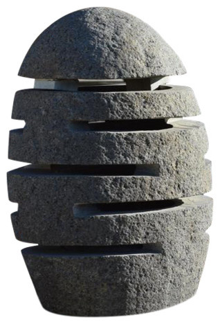 Natural Stone Modern Lighting Fixture - Rustic - Outdoor Lighting - by ...