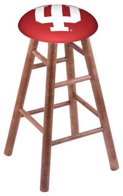 Holland RC Indiana University 36" Swivel Maple Bar Stool - Medium ...