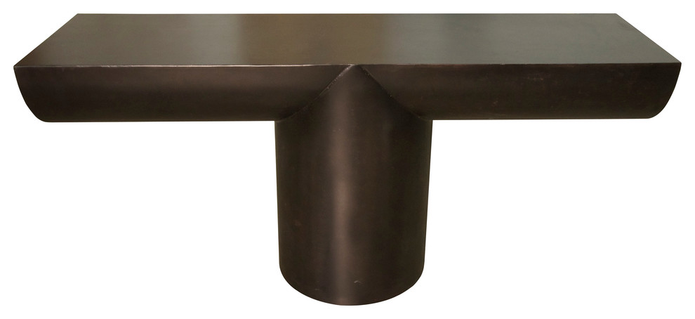 T Console, Metal - Contemporary - Console Tables - by HedgeApple | Houzz
