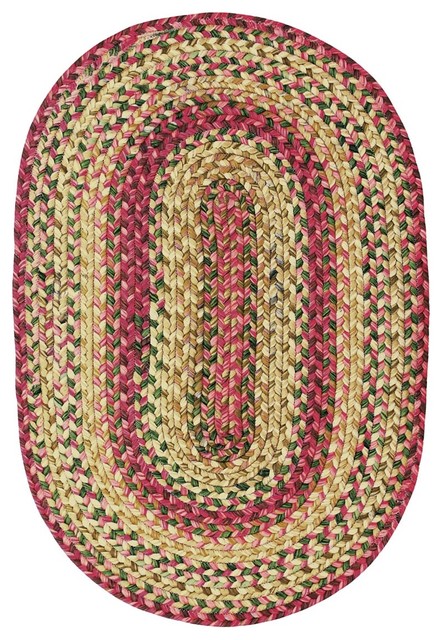 Homespice Decor Barcelona Indoor/Outdoor Braided Rug (Oval), 20" x 30 ...