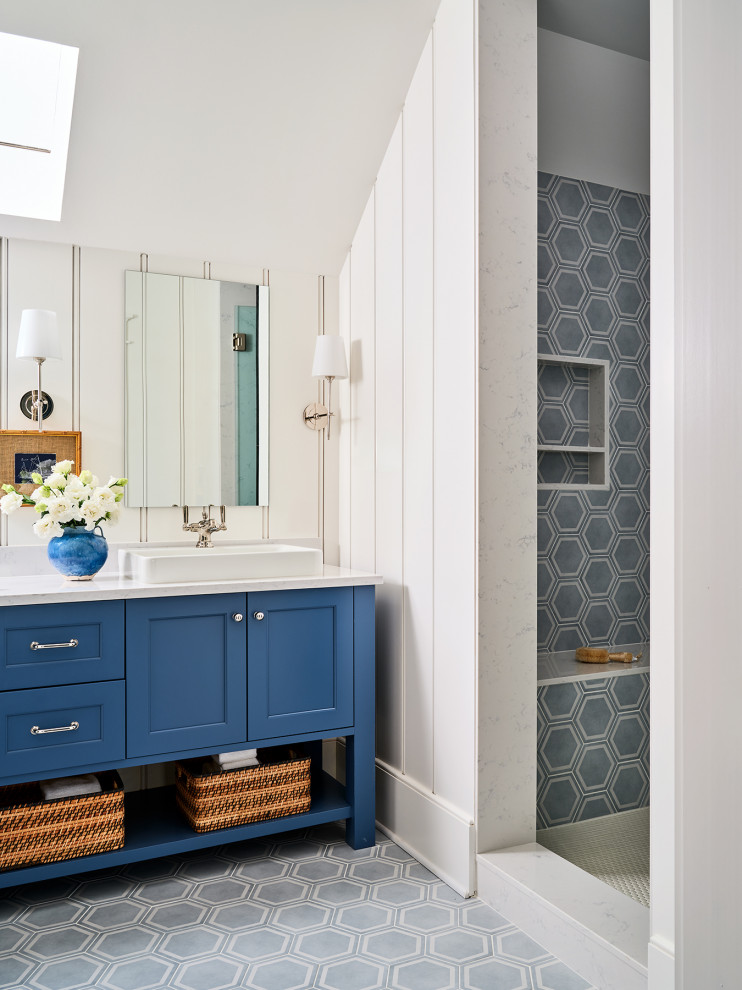 Primary Bathroom Design in Lake House - Beach Style - Bathroom - Grand Rapids - by A Lantz ...