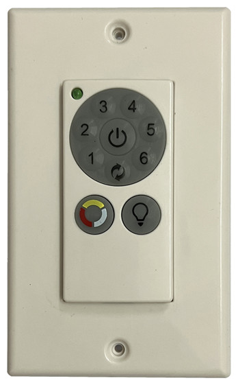 Lucci Air Abyss 6 Speed DC Wall Transmitter - Modern - Ceiling Fan ...