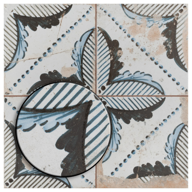 Kings Root Ceramic Floor and Wall Tile, Sample - Farmhouse - Wall And ...