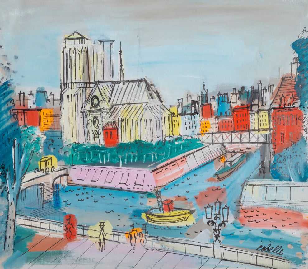 Notre Dame 4, Charles Cobelle, 20x24 - Contemporary - Paintings - by ...