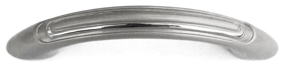 Celeste Half Moon Cabinet Handle Brushed Nickel Solid Zinc, 5 ...