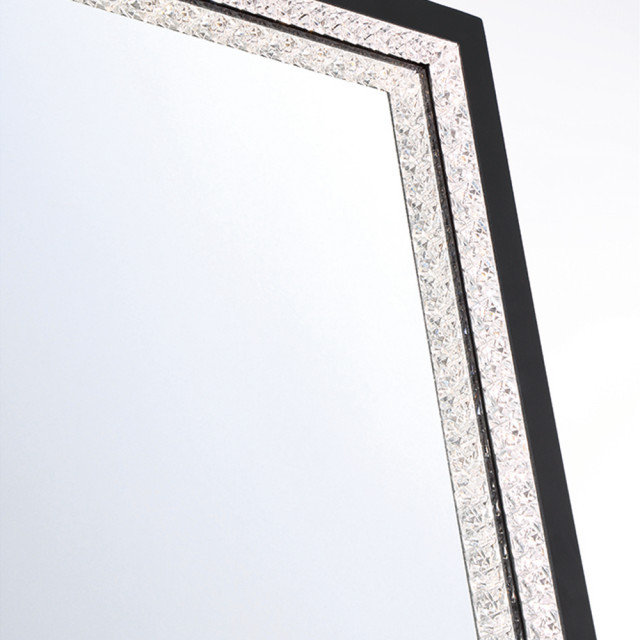 Cerissa 1 Light Mirror, Black - Transitional - Floor Mirrors - by ...