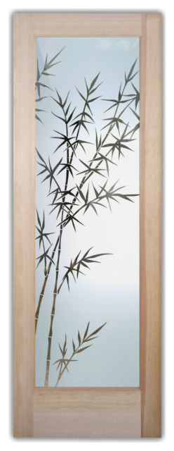 Interior Prehung Door or Interior Slab Door - Bamboo Forest - Primed ...