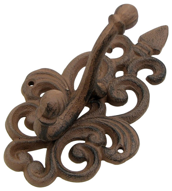 Cast Iron Hook With Base - Mediterranean - Wall Hooks - by Imtinanz ...