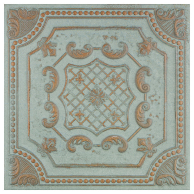 Fitz Ceramic Wall Tile Sample - French Country - Tile - by Merola Tile ...