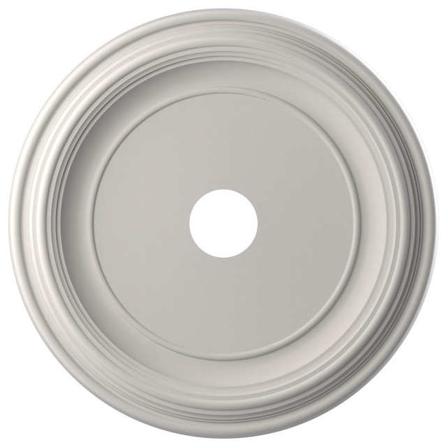 Traditional Thermoformed PVC Ceiling Medallion (Fits Canopies up to 5 1 ...
