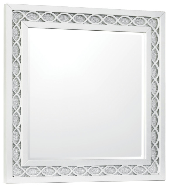 Starlight Dresser Mirror with LED Lights - Contemporary - Wall Mirrors ...