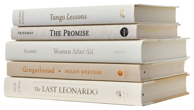 Modern Beach Book Stack, 5-Piece Set - Traditional - Books - by Booth ...