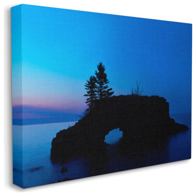 Lake Blue Purple Landscape Photograph, 16"x20" - Contemporary - Prints ...