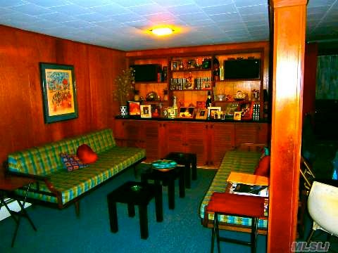 1950's Old Wood Paneling in Basement
