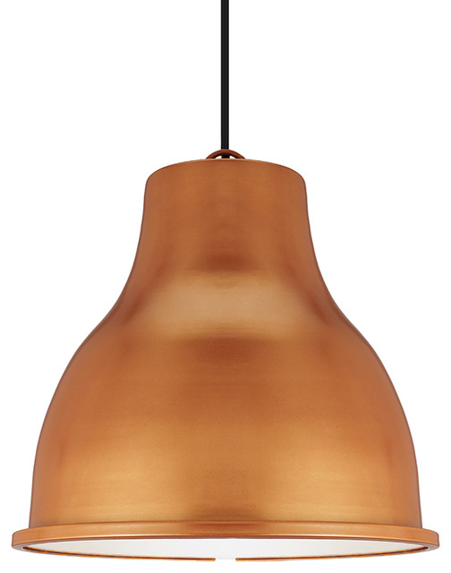 Warehouse Pendant, Coppertone - Transitional - Pendant Lighting - by ...