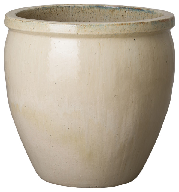 26" Round Planter - Farmhouse - Outdoor Pots And Planters - by ...