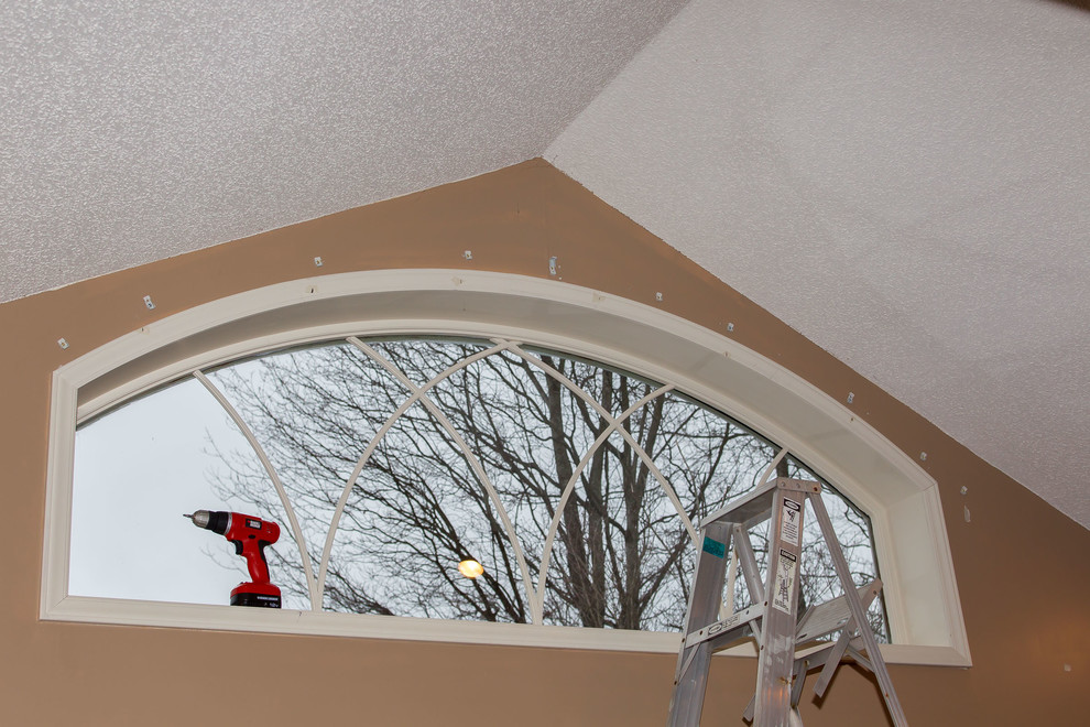 Ideas for Functional Shade for Large Eyebrow Arch Window