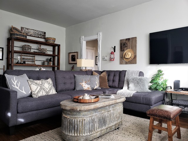 "Pendleton" Air BNB - Living Room - Nashville - by Divinely Inspired Design