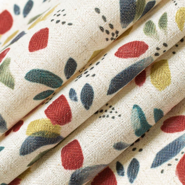 Red Performance Print Upholstery Fabric by the Yard, By The Yard 54 ...