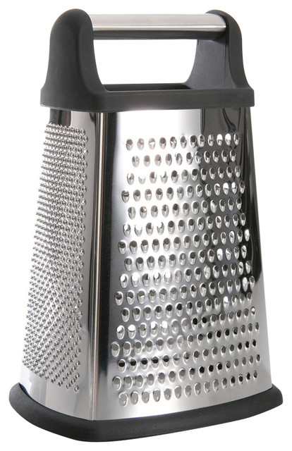 Essentials 10" 4-side Grater W/handle - Contemporary - Graters - by ...